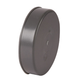 PVC Afsluitkappen in grijs - Engeldot Technische Groothandel