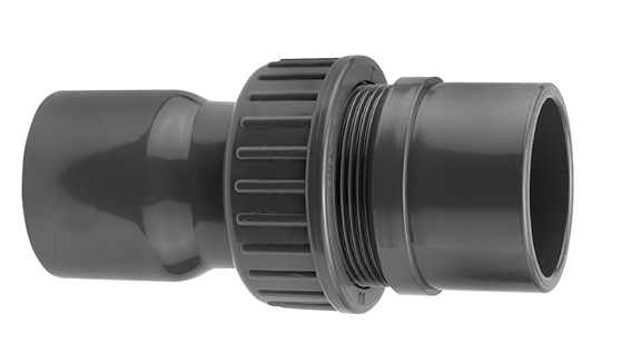 Koppeling PVC 3/3 63 mm x 2 1/2, PN 10 - PVC Drukbuis Hulpstukken VDL